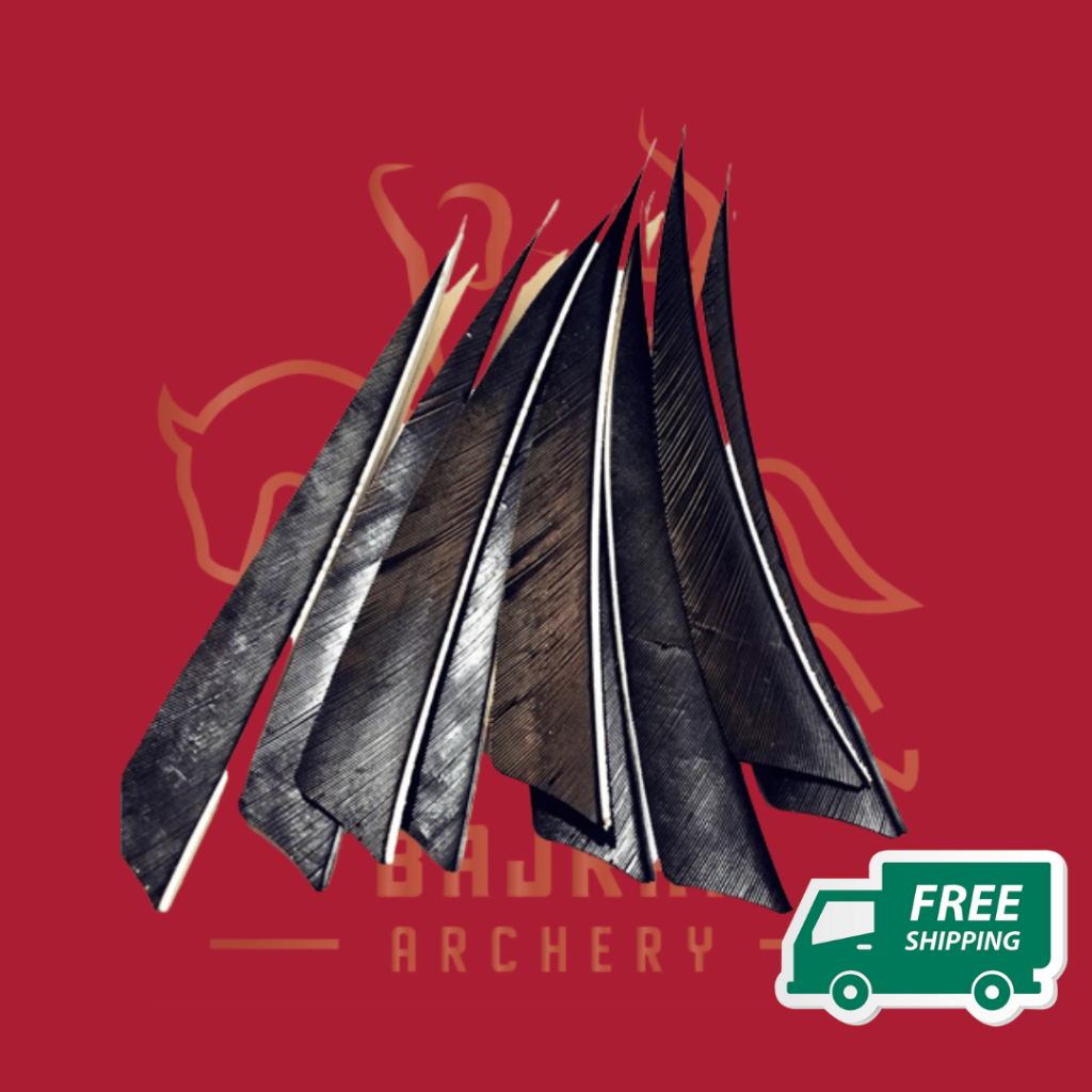 5 inch Shield Cut Natural Turkey Arrows Feathers Archery Arrow Fletch ...