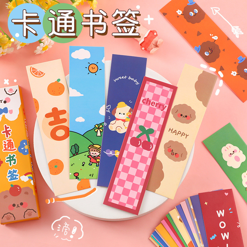 1Pc INS Cartoon Fine Paper Bookmark Inspire Bookmark | Shopee Malaysia