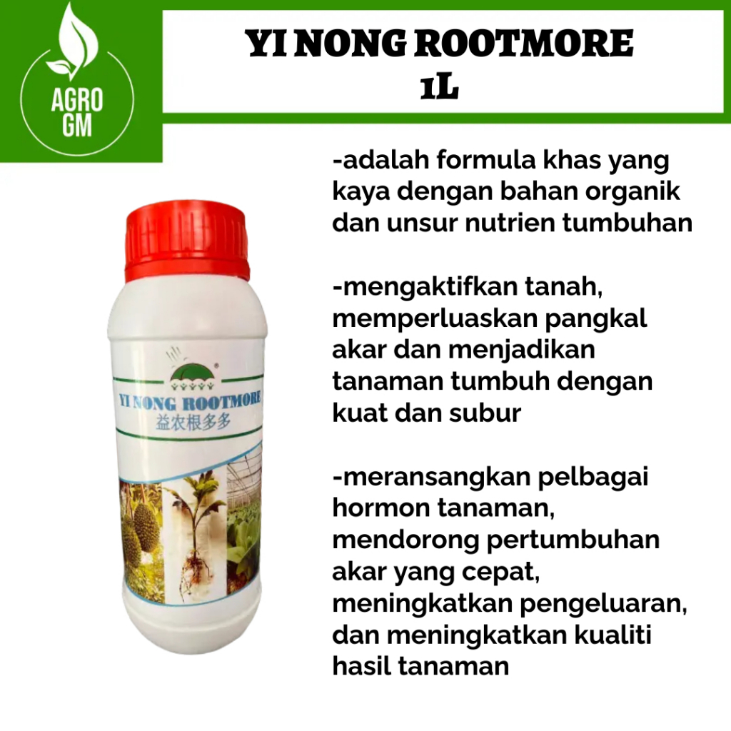 1L Baja Akar Penggalak Akar Yi Nong Rootmore Root Stimulation ...
