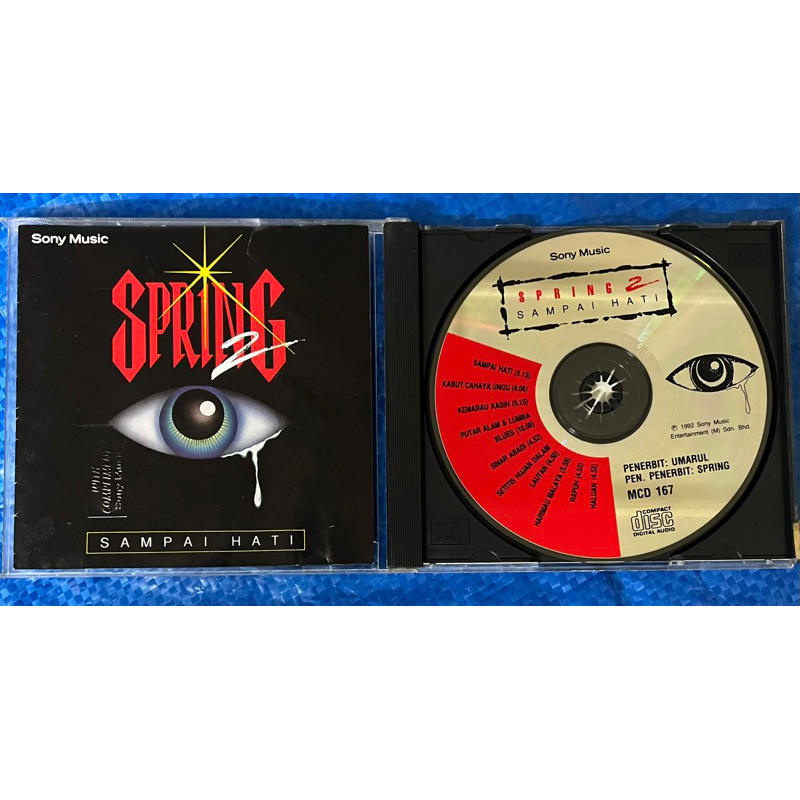 CD Spring - Sampai Hati lagu ciptaan M Nasir Kembara pop rock kapak 1st ...