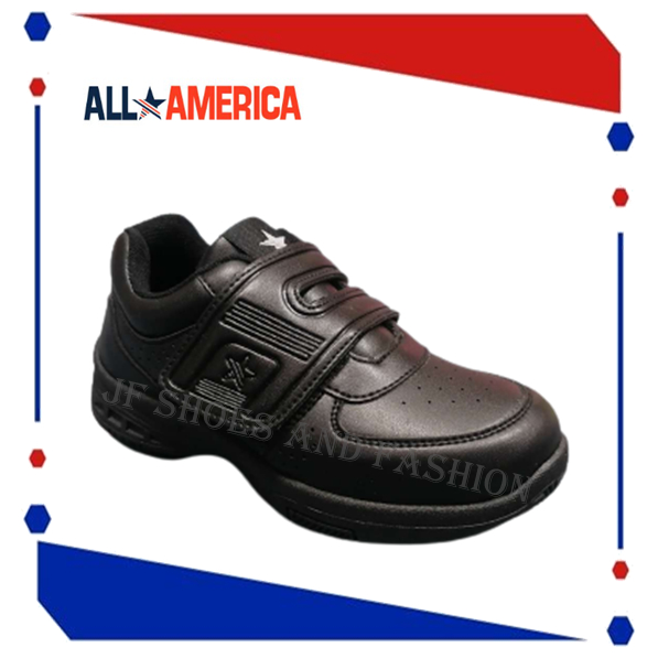 ALL AMERICA PVC Black School Shoes | Kasut Sekolah Hitam PVC All ...