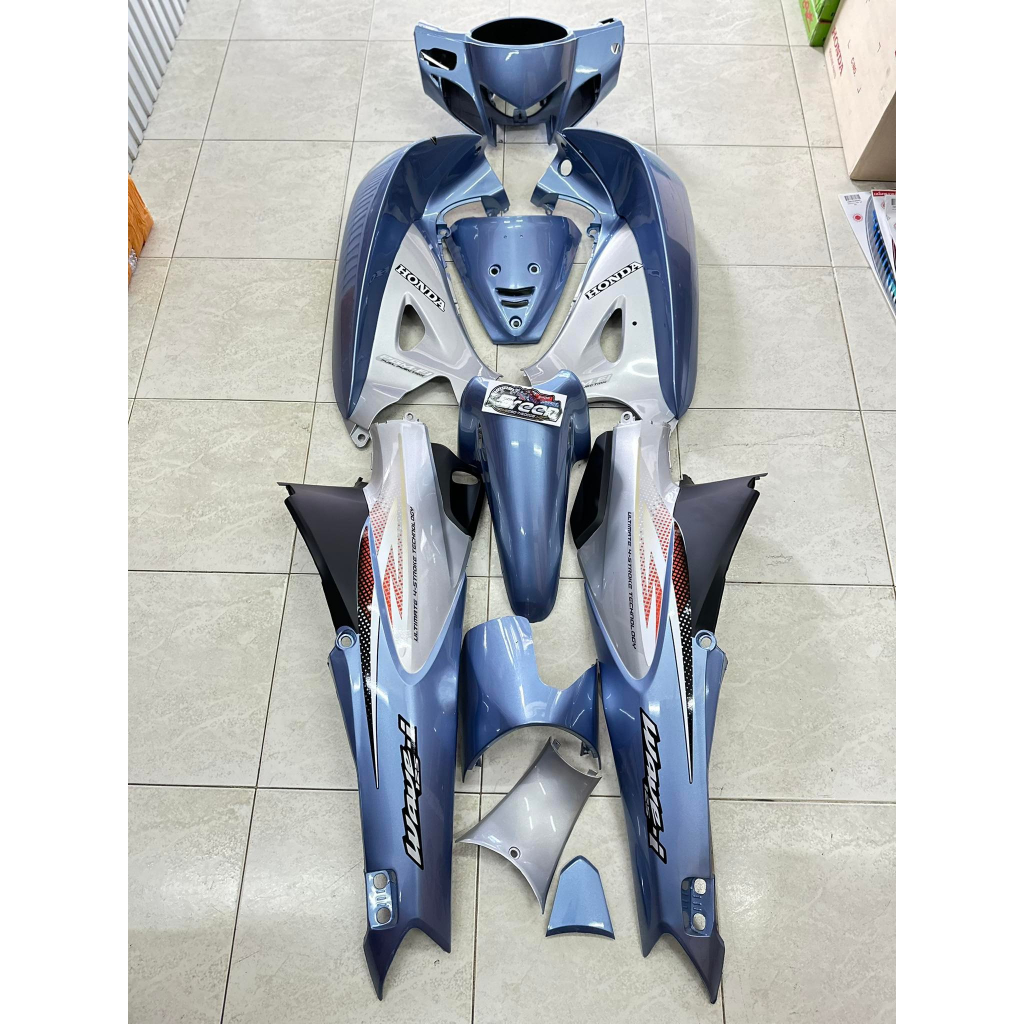 💥COVERSET BIRU LIMITED EDITION WAVE 125 R GRED ABS THAILAND💥 | Shopee ...