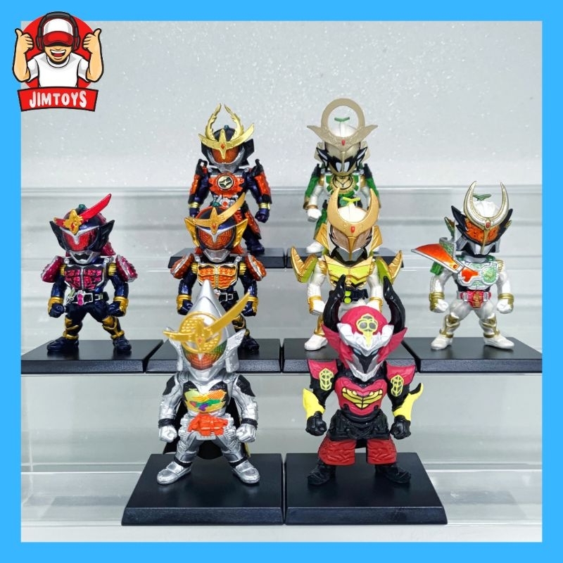 BANDAI Converge Kamen Rider Gaim / Bujin Gaim / Zangetsu / Gaim Kiwami ...