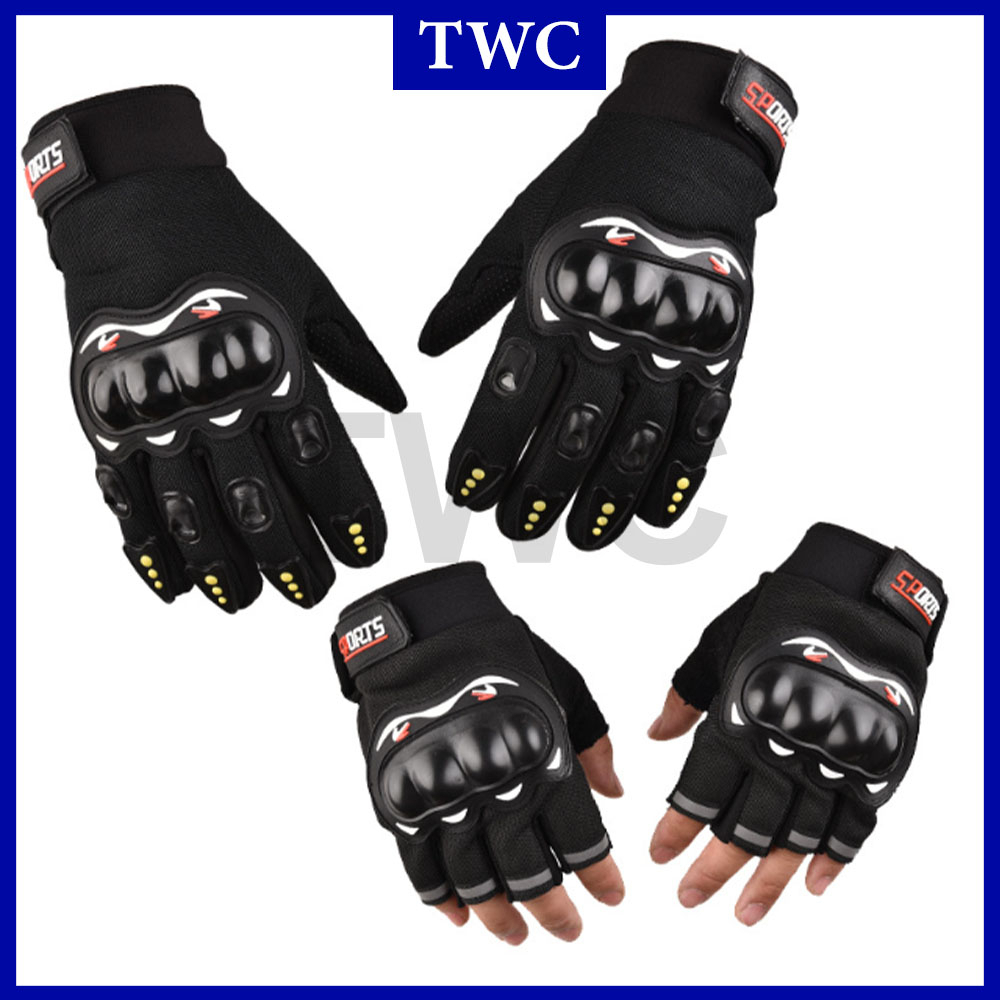 Glove Motor BigBike Gloves Half Glove Motorbike Racing Biker Riding ...