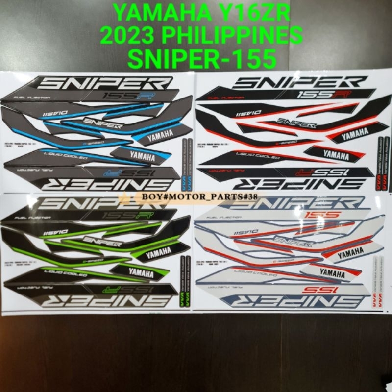 YAMAHA Y16 Y16ZR SNIPER ( 31 ) BODY STICKER 2023 PHILIPPINES NEW DESIGN ...