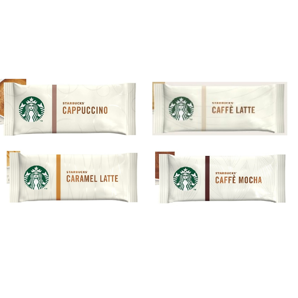 Starbucks Premium Instant Mix Coffee Caramel Latte/Caffe Mocha ...