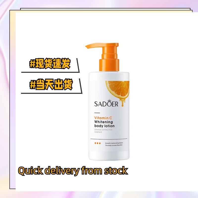 SADOER Perfumed Body Lotion Vitamin C Whitening, Moisturizing, and ... SADOER Perfumed Body Lotion Vitamin C Whitening, Moisturizing, and ...