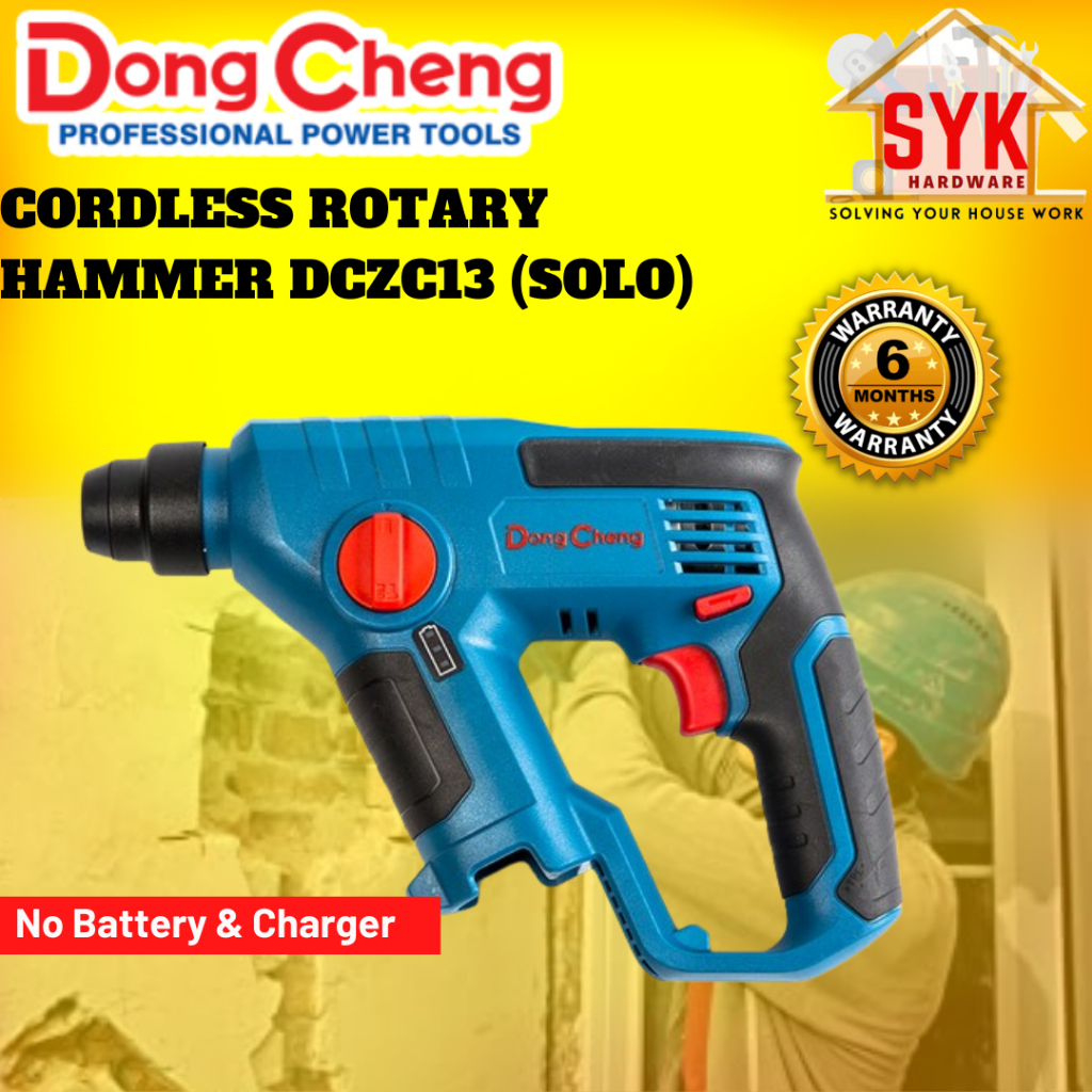 SYK DongCheng DCZC13 Cordless Rotary Hammer Drill Battery (Solo & Full ...