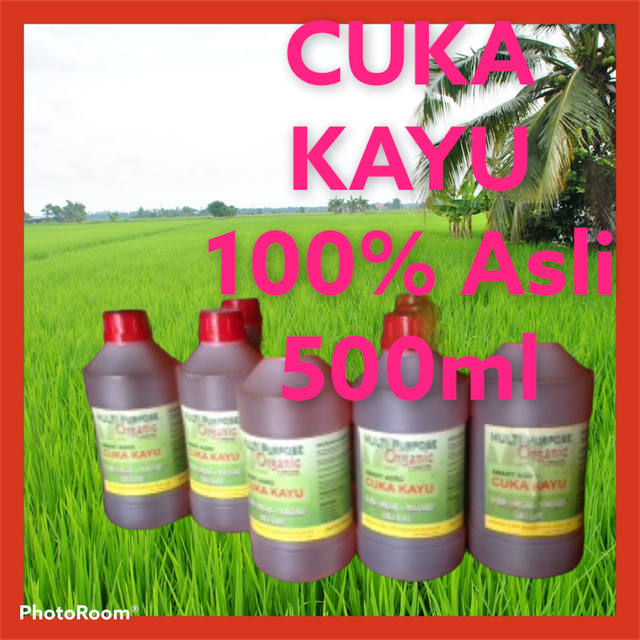 🌱500 ml 🔥CUKA KAYU : WOOD VINEGAR 🔥/ Mengawal Serangga & Kulat Secara Organik / Antibiotik ...