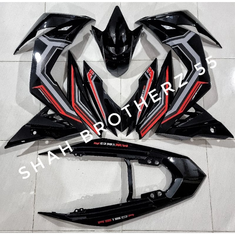 COVERSET RS150 V1/V2 HITAM MERAH VIETNAM 2022 CUSTOM🔥 | Shopee Malaysia
