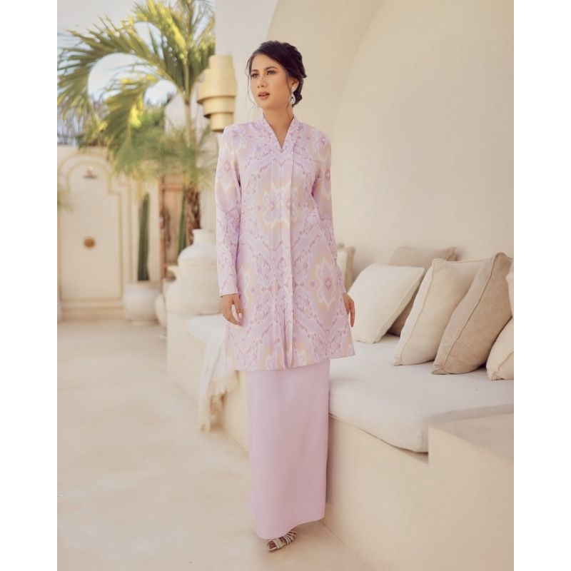 RAYA 2023 NEW Yadina Kebaya Modern Pastel BF Jemels Floral Soft pink ...