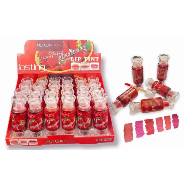 New MUHUDA Beauty Water Candy Lip tint stint (1 Box - 24pcs) | Shopee ...