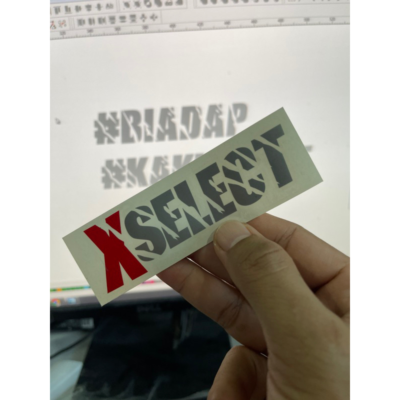 X SELECT STICKER DECAL | Shopee Malaysia