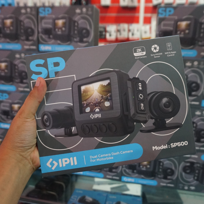 SIPII SP500 Motorcycle Dashcam 2K Video SONY CMOS IMX335 Sensor Both ...