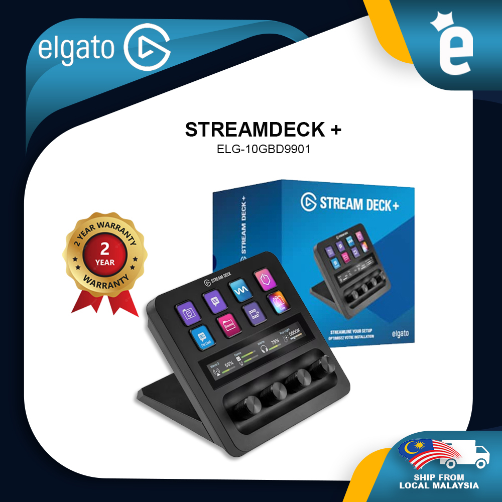 Elgato Stream Deck +, Audio Mixer, Production Console, Studio ...