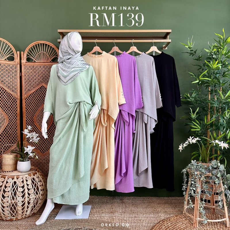KAFTAN INAYA BY BUTIK ORKED.CO | Shopee Malaysia