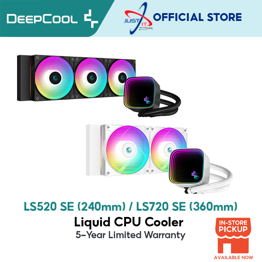 DEEPCOOL LS520 SE / LS720 SE LIQUID CPU COOLER ( BLACK / WHITE ...