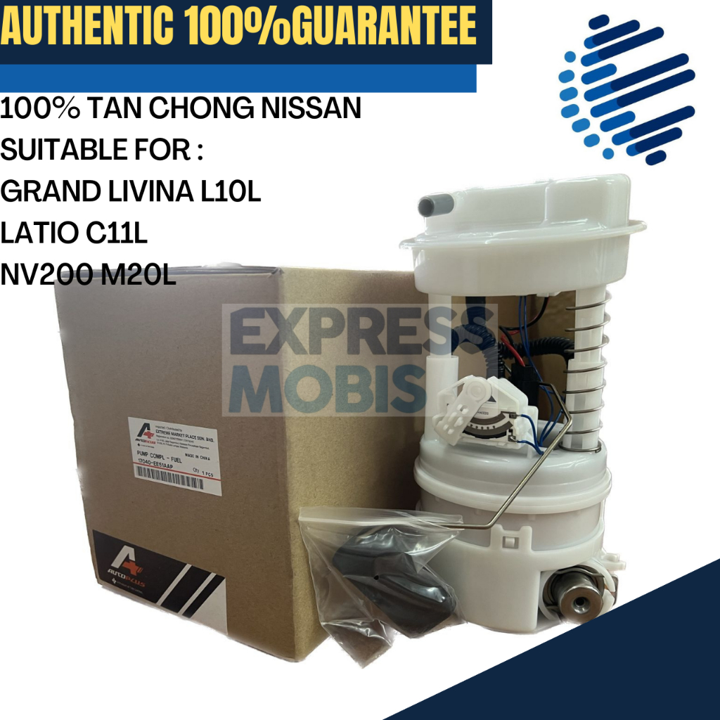 TAN CHONG NISSAN FUEL PUMP ASSY 17040-EE51AAP GRAND LIVINA L10L LATIO ...