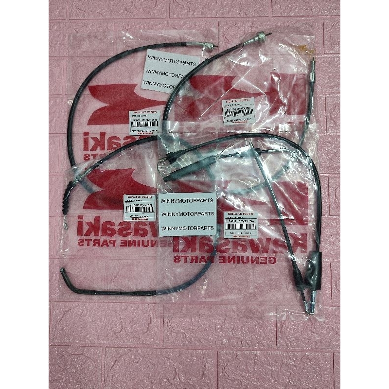 KAWASAKI ZX150 THROTTLE CABLE SPEEDOMETER CABLE CLUTCH CABLE TACHOMETER ...