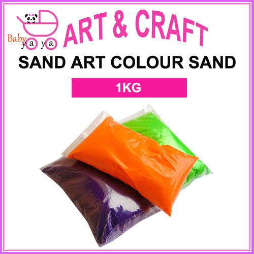 BabyYaya Sand Art Colour Sand 1KG / Mainan Pasir Untuk Kanak-Kanak ...