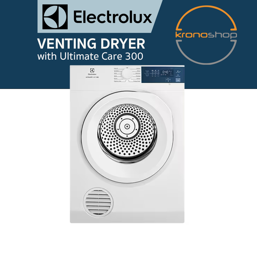 Electrolux UltimateCare 300 Venting Dryer | 7.5kg| Hygienic Care ...