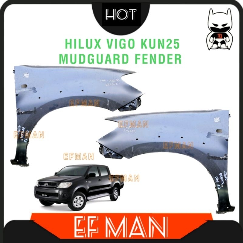 TOYOTA HILUX VIGO KUN25 2005-2010 FORTUNER OLD MUDGUARD FENDER WITH ...