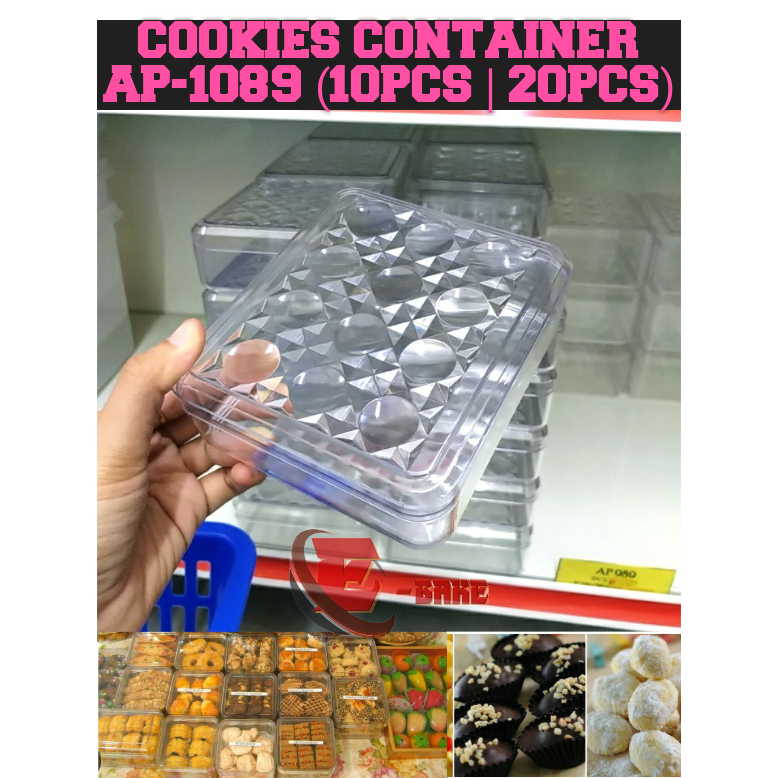10PCS | 20PCS | (AP-1089) BEKAS COOKIES PETAK TELUS | BEKAS COOKIES ...
