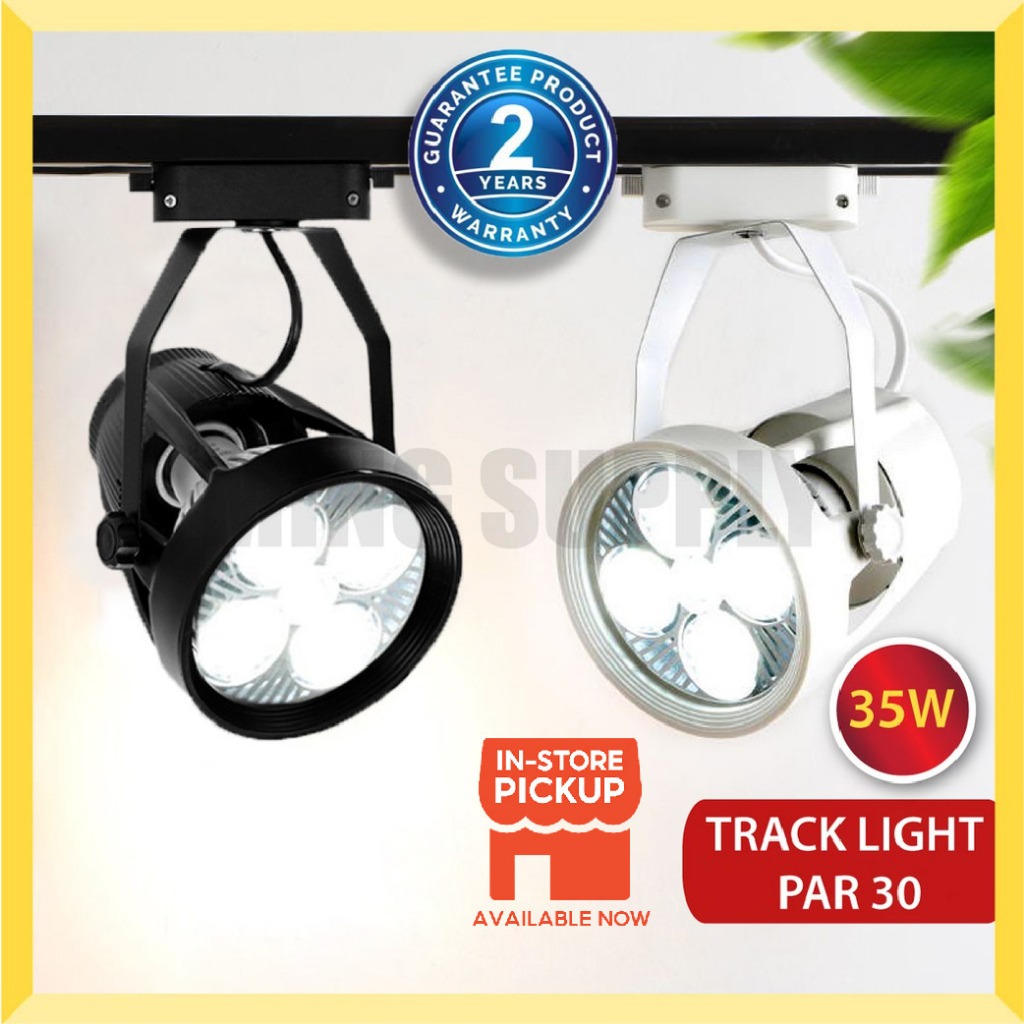 LED Par30 35W Track Light Casing and Fitting Housing E27 Holder Rail ...