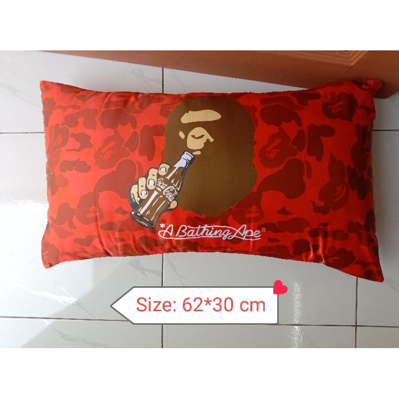 Coca Cola Coke A Bathing Ape Pillow | Shopee Malaysia