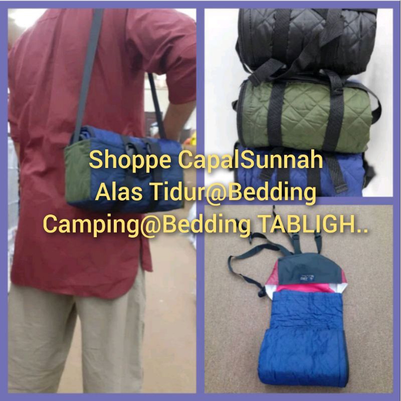 ALAS TIDUR @BEDDING CAMPING @BEDDING TABLIGH Mudah Dibawa Dan Disimpan ...