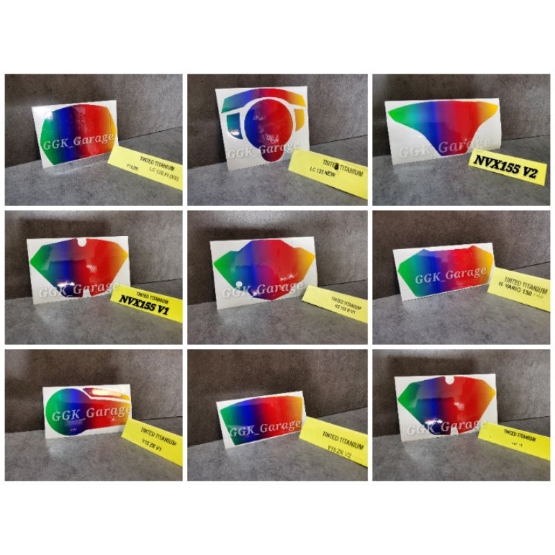 Meter Tinted Titanium For Y15ZR V1 V2 Y16ZR LCV8 LCV2-V7 LCV1 RSX RS150 ...