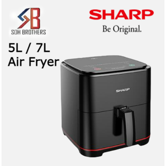 Sharp Air Fryer KF-AF50M-BK / KF-AF70M-BK (5L/7L) | Shopee Malaysia