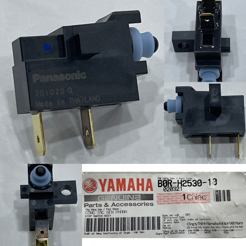 100% ORIGINAL YAMAHA -NVX STOP SWITCH NVX155 LH BRAKE SWITCH NVX 2021 ...