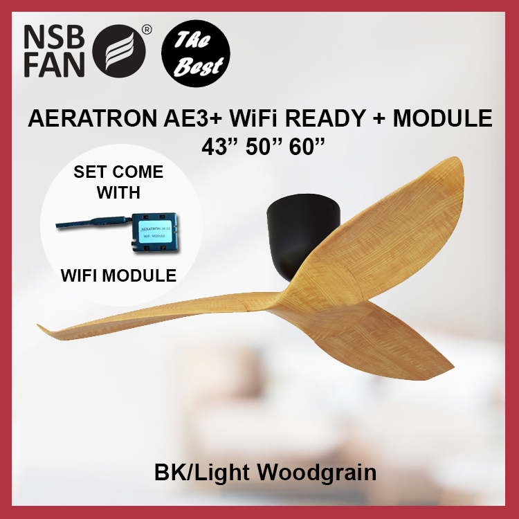 NSB FAN AERATRON AE3+/ AE3+ Wifi Ready 43 / 50 / 60 Inches DC MOTOR ...