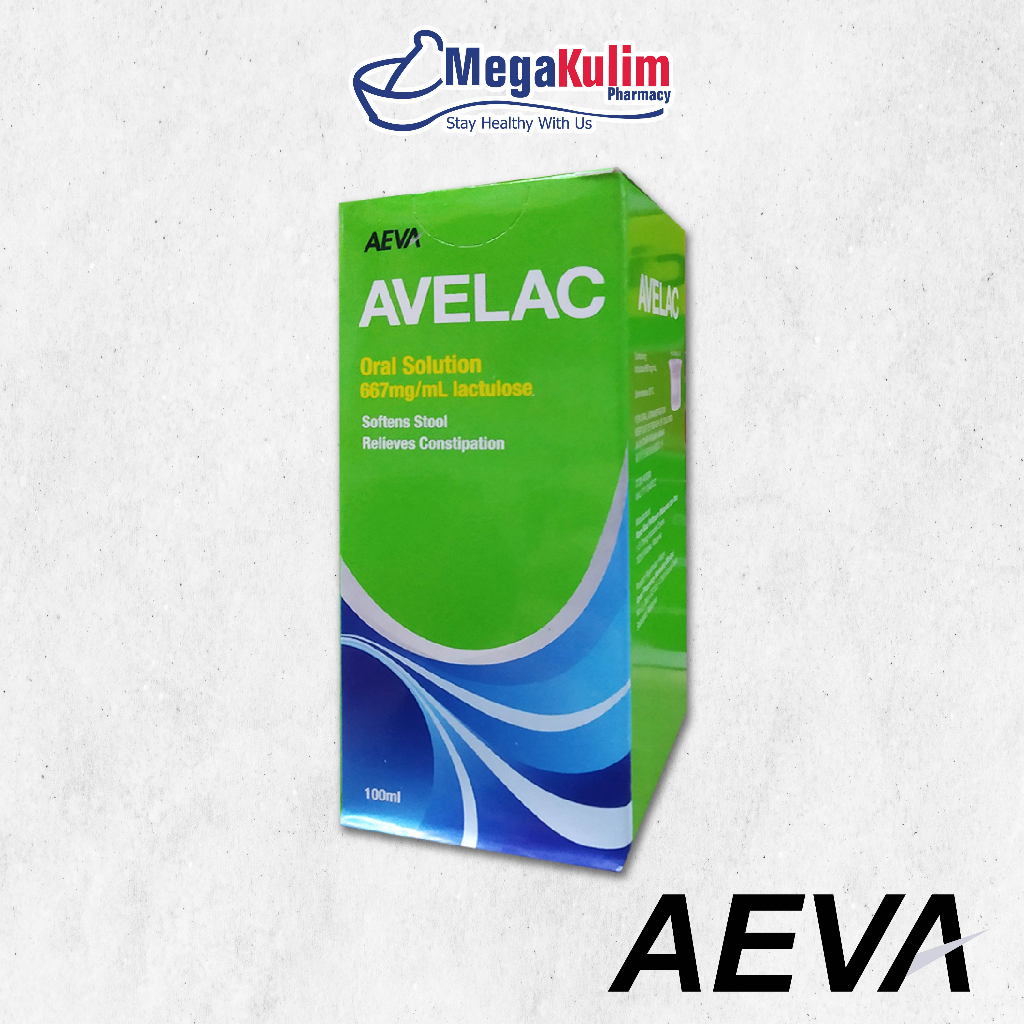 Avelac Oral Solution 667mg/mL Lactulose (100ml) | Shopee Malaysia