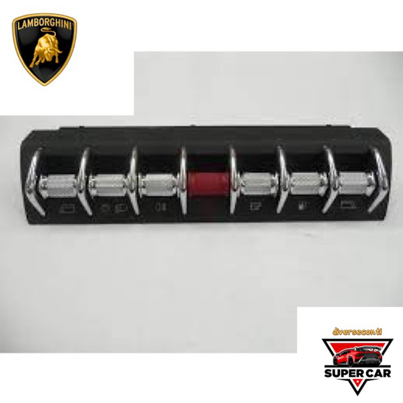 2009-2011 Lamborghini Gallardo Center Console 7 Switch Assembly ...