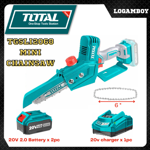 TOTAL MINI CHAINSAW CHAIN SAW BRUSHLESS GERGAJI KAYU BL MOTOR POTONG ...