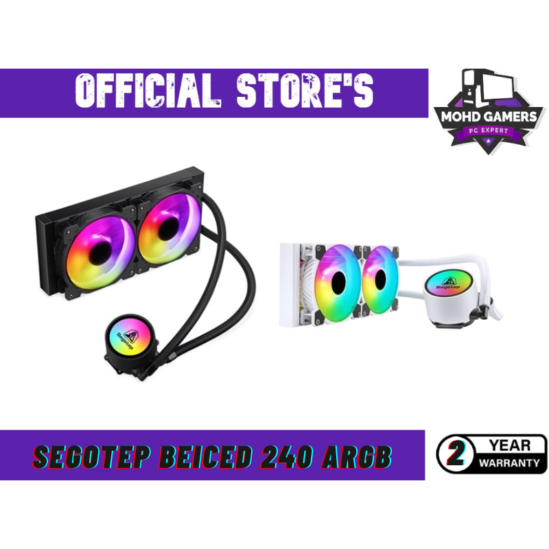 SEGOTEP BEICED 240 ARGB 240MM AIO CPU COOLER | Shopee Malaysia