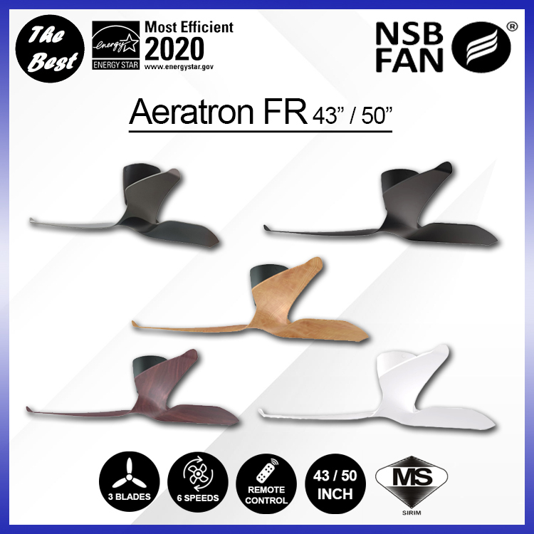 NSB AERATRON FR 43 / 50 INCHES 6 SPEED WITH REMOTE CONTROL DC MOTOR ...