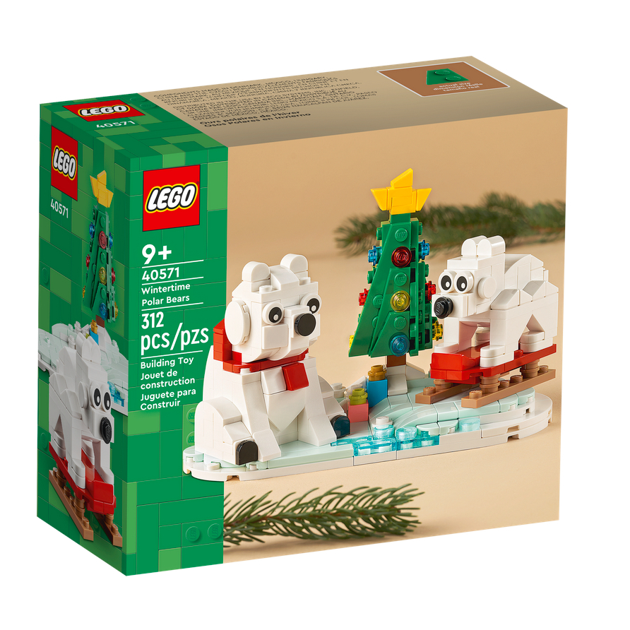 LEGO 40571 Wintertime Polar Bears | Shopee Malaysia
