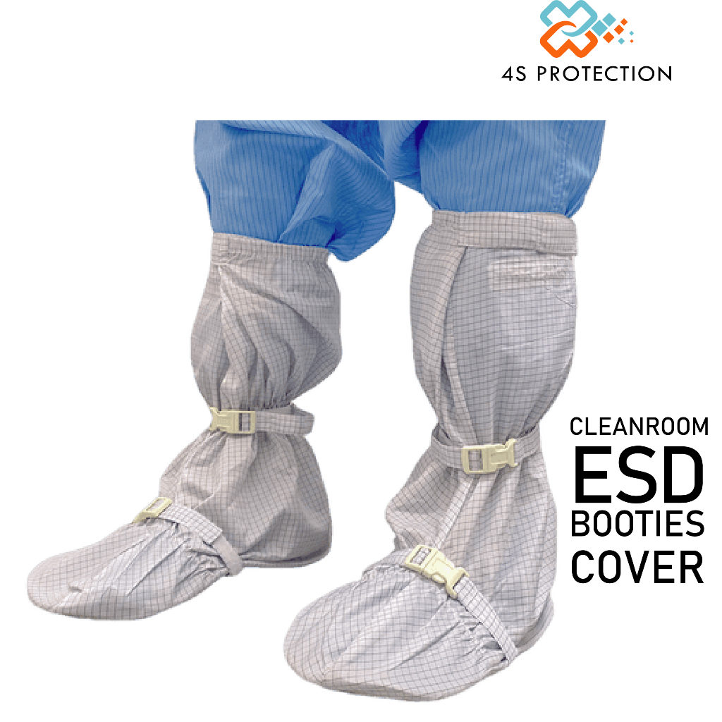 Cleanroom Esd Anti Static Booties Cover Pair | Shopee Malaysia