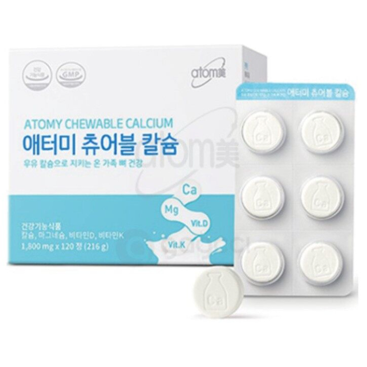 Atomy Chewable calcium 120 Tablets | Shopee Malaysia