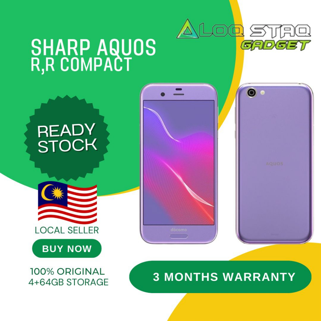 Sharp Aquos R SHV39, R Compact SHV41 (4+64GB) Snapdragon Gaming ...