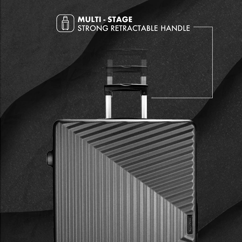 URBANlite Trapez ABS Hard Case 8-Wheels Spinner Luggage ULH9913 ...