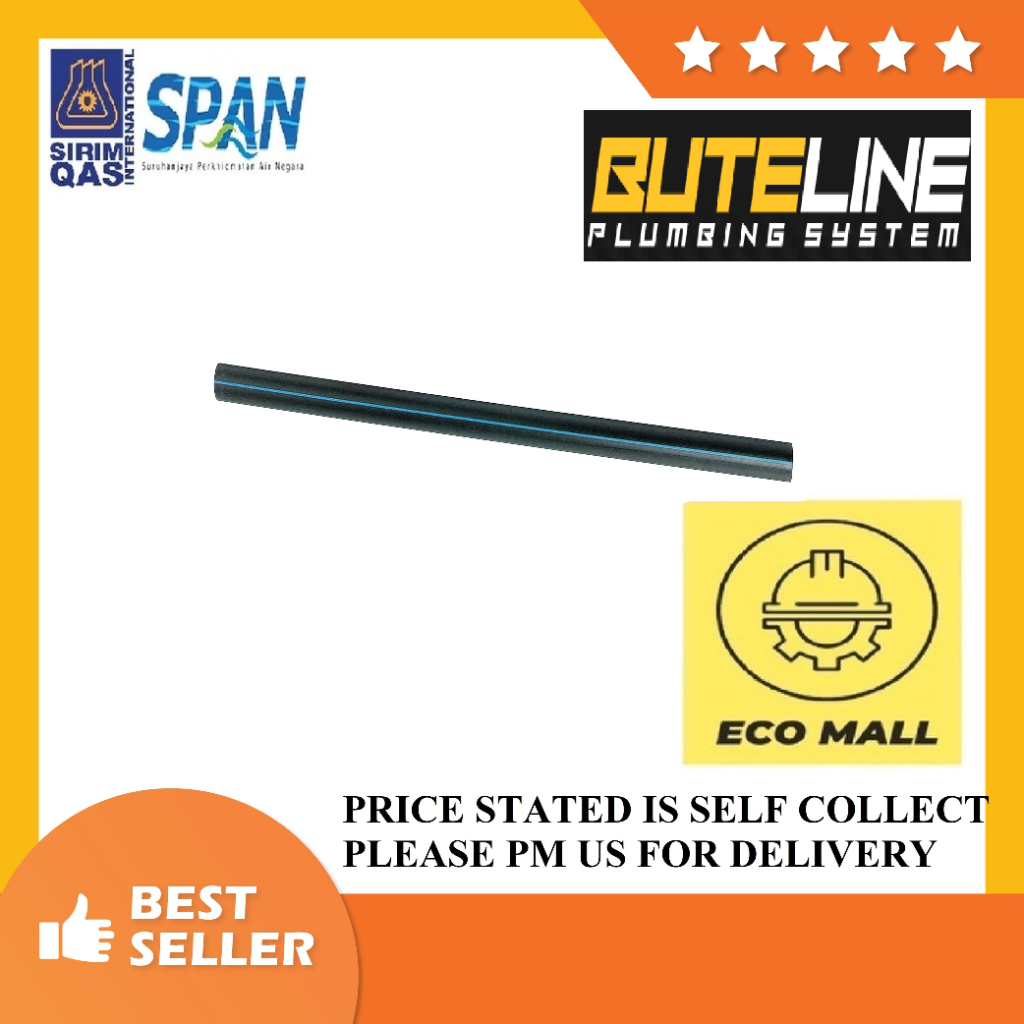 [Please Read Description Before Order] Buteline PE Pipe 5m Length Form ...