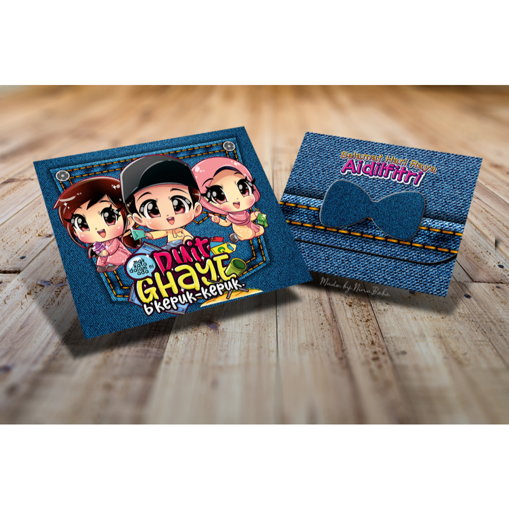 Sampul Duit / Money Envelope - Mini Square ( Preorder Handmade 5 pcs ...