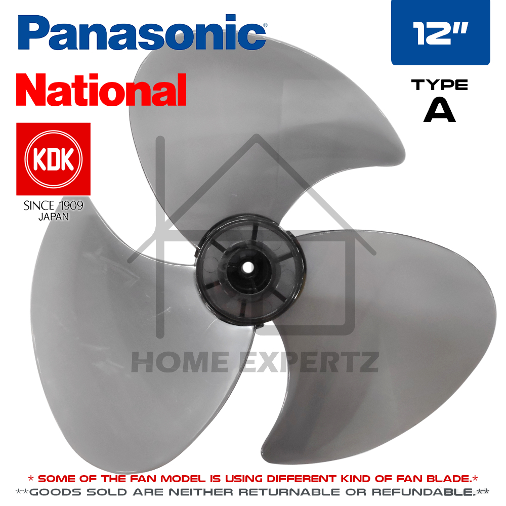 [BUBBLE WRAP] 12" FAN BLADE FOR PANASONIC / NATIONAL / KDK (THICK ...