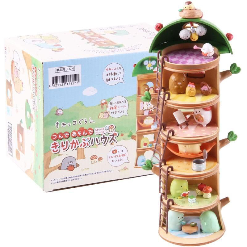 [READY STOCK] Sumikko Gurashi Tree Stump House Blind Box Figure Set ...