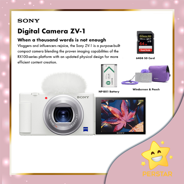 [ SONY MALAYSIA ] Used Like New - Sony ZV1 / ZV-1 Digital Camera ...