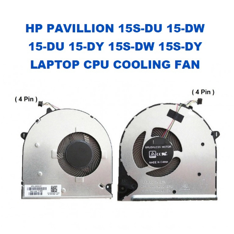 HP PAVILLION 15S-DU 15-DW 15-DU 15-DY 15S-DW 15S-DY LAPTOP CPU COOLING FAN | Shopee Malaysia